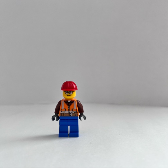 Lego | Other | Lego City Construction Worker Minifigure | Poshmark